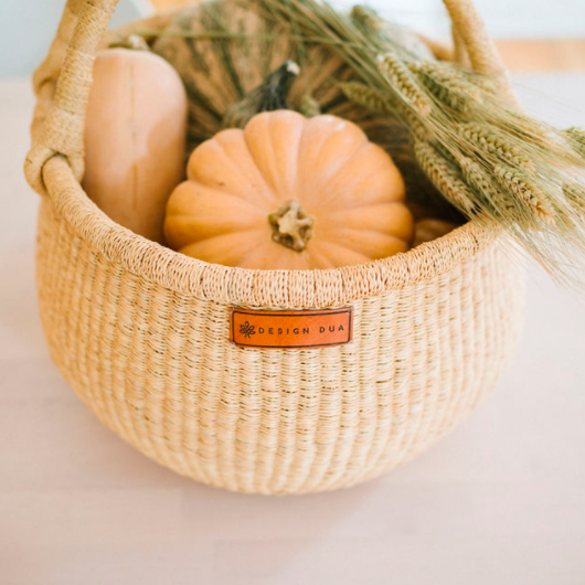 Traditional Market Basket - Tan – Design Dua.